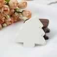 WRISTBIQUE 50Pcs White Kraft Paper Christmas Tree Ornaments for Marking ...