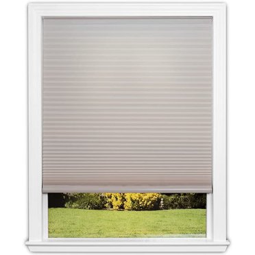 Lumi – Cordless Cellular Honeycomb Sun Shade, Room Darkening White 48 x ...