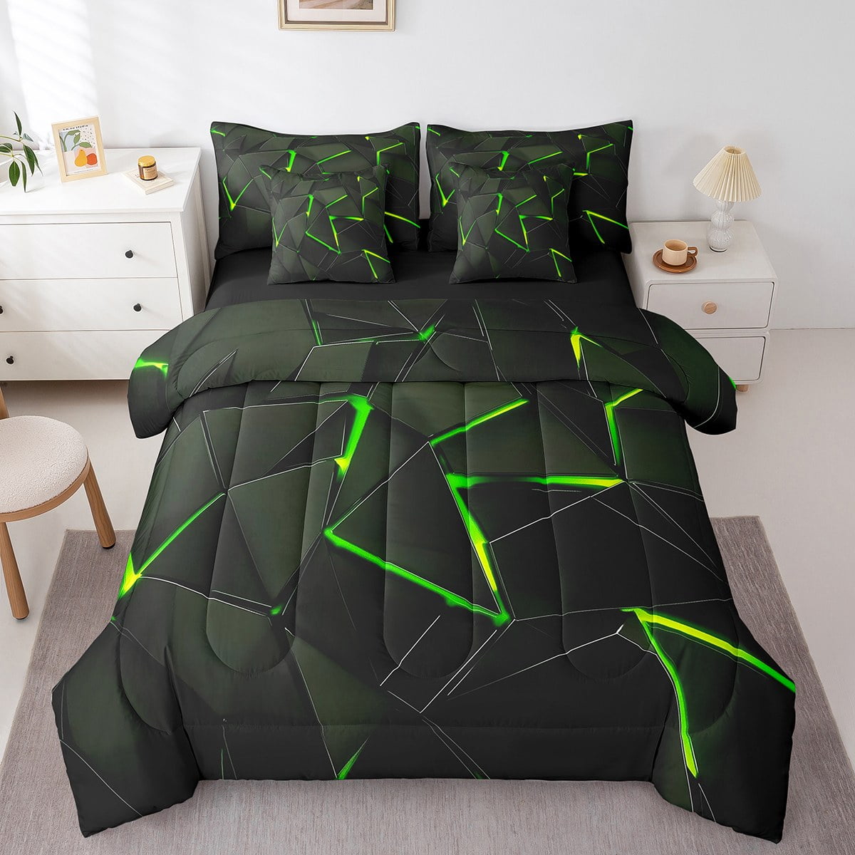 Click here for Erosebridal Futuristic Triangle Bedding Sets Full... prices