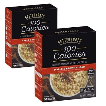 Better Oats Original Steel Cut Oatmeal with Flax Seed, Instant Oatmeal ...