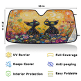 ADECORIVY Cute Cat Windshield Sun Shade Car Sunshade for Front Window ...