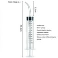 Jingting Transparent Plastic Syringes for Liquid Measuring, 12ml ...