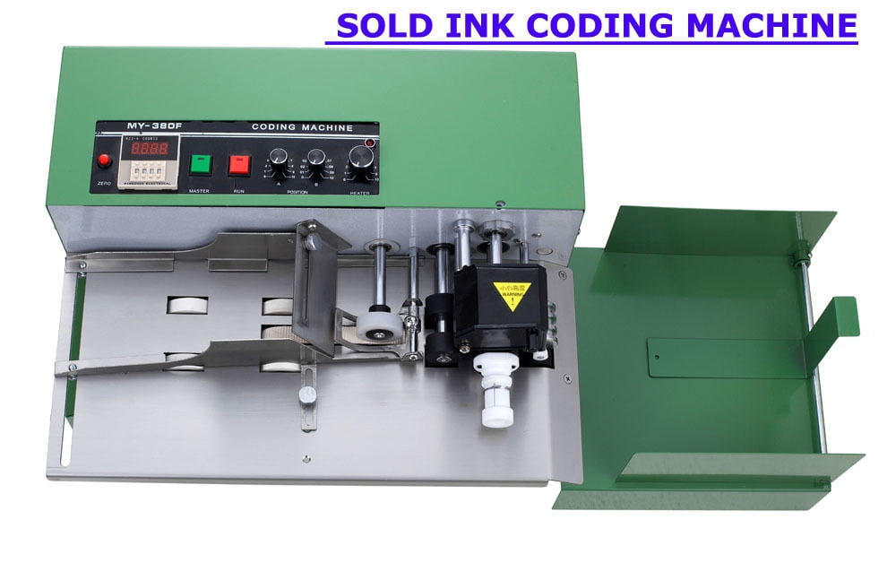 INTBUYING MY-380F Solid-Ink Wheel Label Coding Machine Auto Dry Batch ...