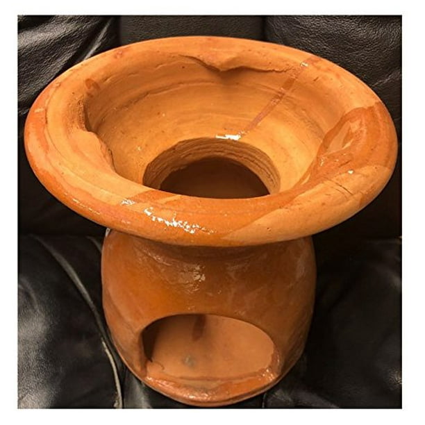 Mexican Large Clay Brasero BBQ Grill Fire Pit Outdoor Stove 9.5" x 10 ...