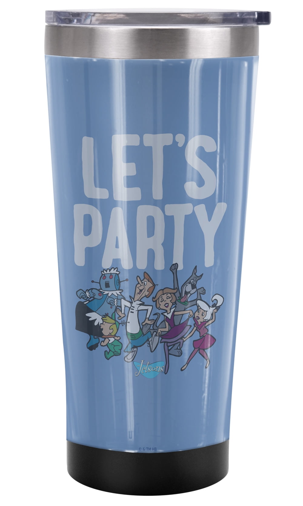 Jetsons Official The Orbit City 20 oz Travel Tumbler, Stainless Steel ...