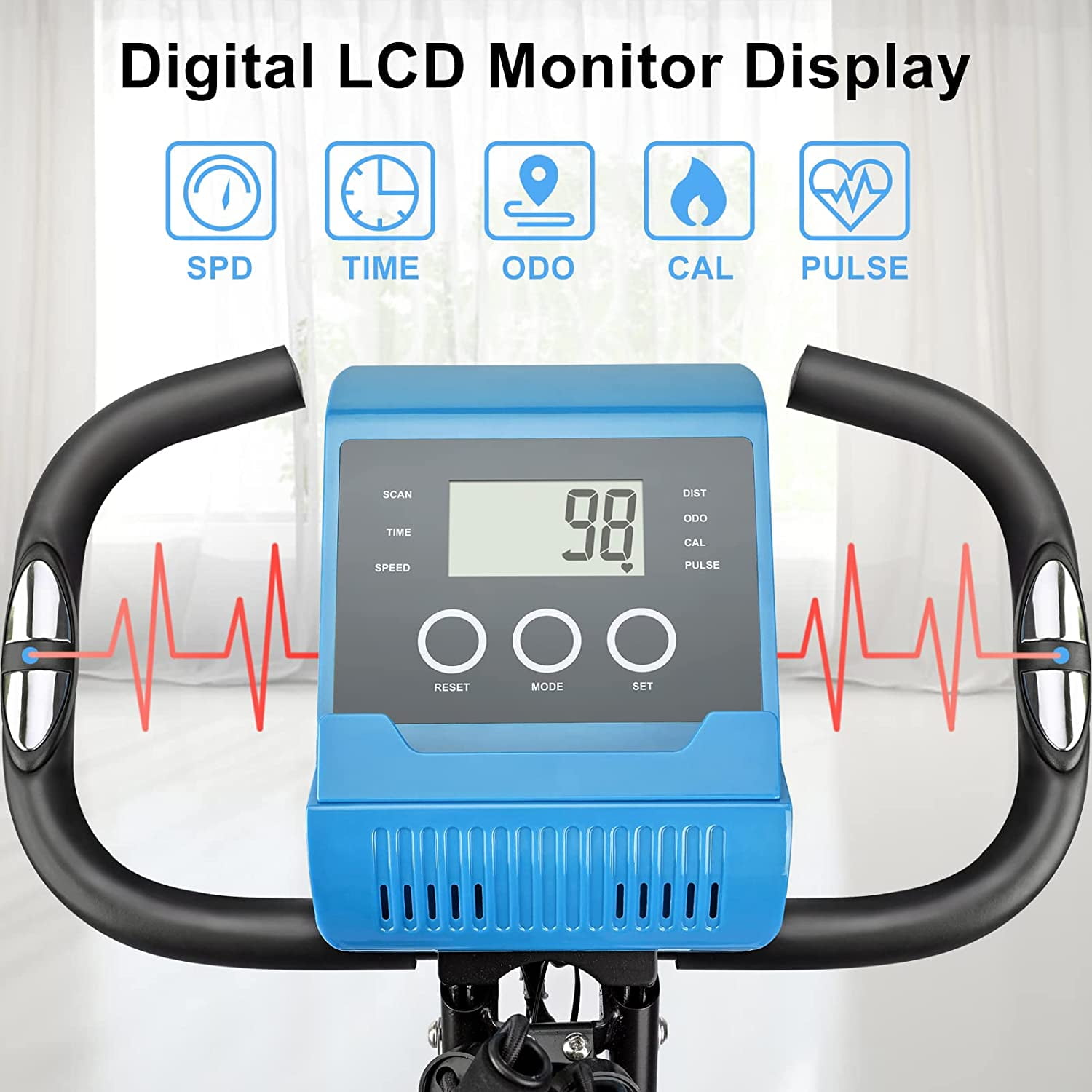 Buy Wonder Maxi Exercise Bike Magnetic Stationary Folding Bike for ...