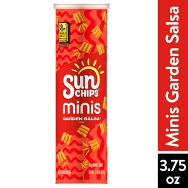 Frito-Lay SunChips Minis, Harvest Cheddar Whole Grain Snack Chips, 3.75 ...