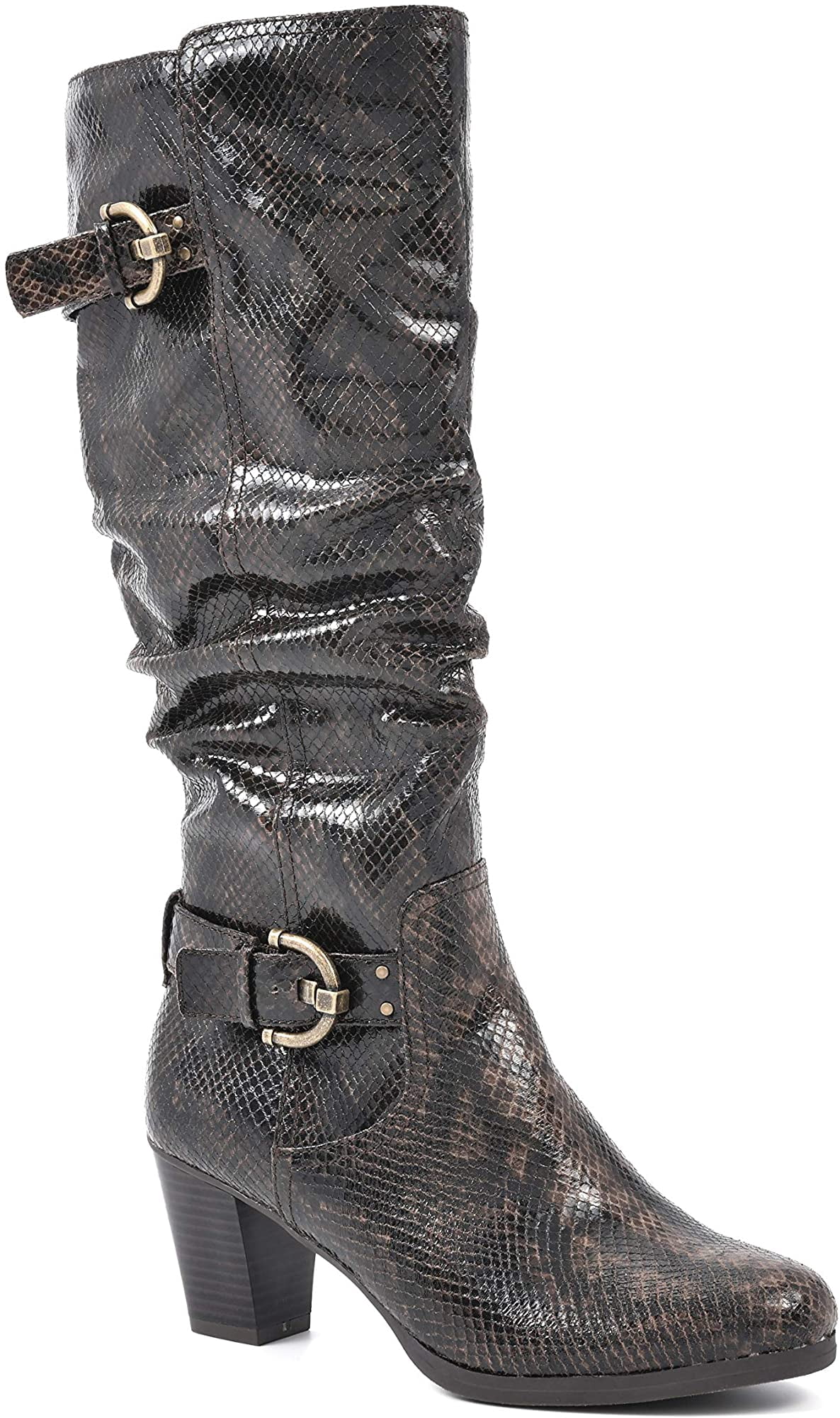 RIALTO Shoes Farewell Womens Tall Shaft Heeled Boot | Walmart Canada