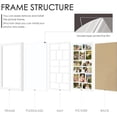 14x30 Picture Frame 4x6 Collage Picture Frame Displays Fourteen 4x6 ...