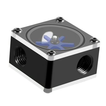 6 Impeller Waterflow Meter 3 Ways Meter Indicator G1/4 Screw Thread 12 ...