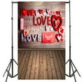 QLFSCXG Valentine'S Day Love Heart Photography Backdrop Vinyl Photo ...