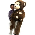 Extra Large 4 Foot Giant Stuffed Monkey with Baby, Soft Big Plush ...
