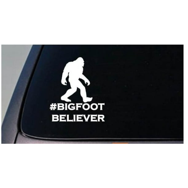 Bigfoot Believer Decal Yeti Sasquatch Funny Sticker Car Truck 4x4 SUV ...