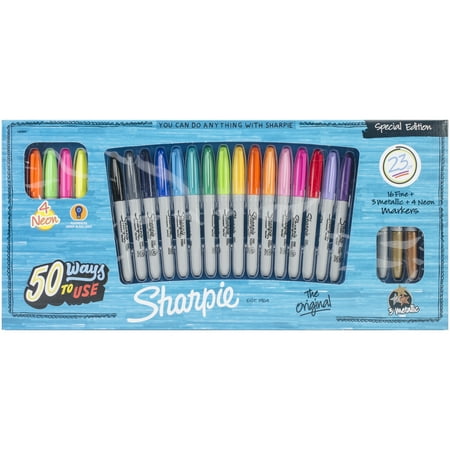 Sharpie Fine Point Permanent Markers 23/Pkg Special Edition - Walmart.com