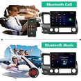 2+32G 10.1 inches Android 12 Car Stereo for Honda Civic 2006-2011 ...