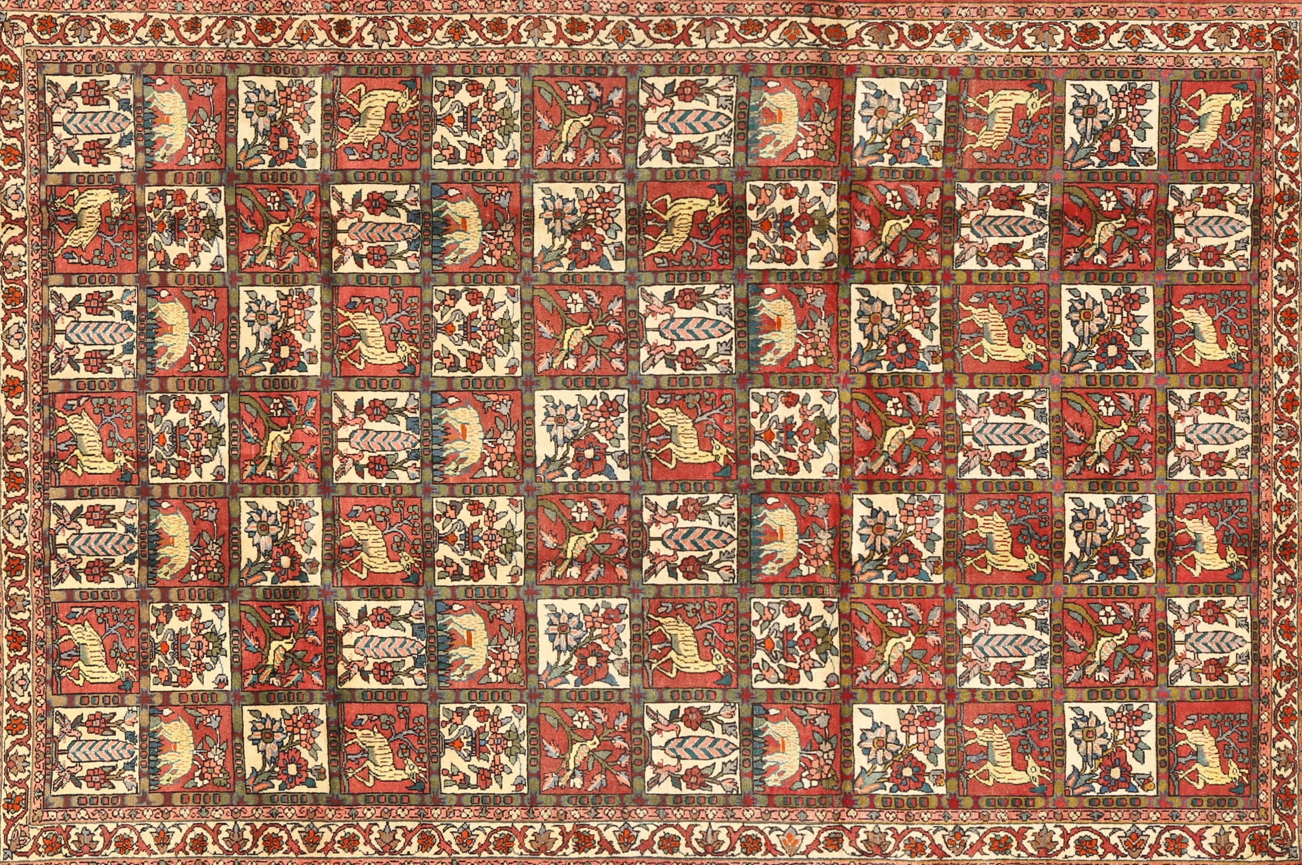 Ahgly Company Indoor Rectangle Traditional Red Persian Area Rugs, 2' x ...