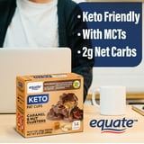 Equate Keto Fat Cups, Caramel Nut Clusters, 14 Count, Low Carb, Gluten ...