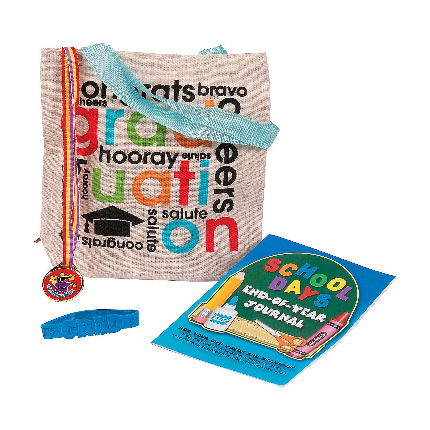 Student Swag Bag Elementary Grad 30Pc - Party Wear - 120 Pieces ...