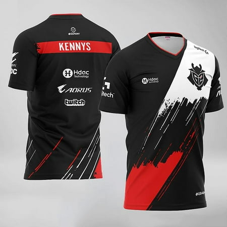 G2 Esports Team Uniform T Shirt Lol Csgo Gaming Player Kunden Name Fans ...