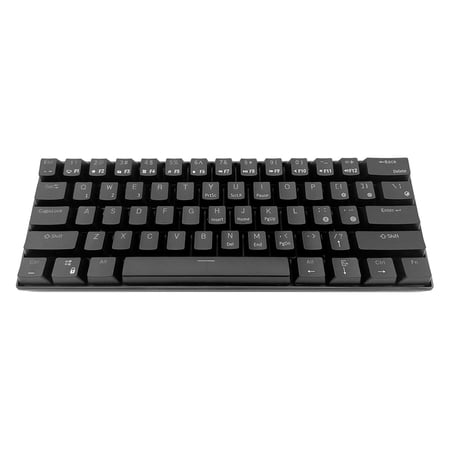 ikayaa RK61 BT&Wired Dual Mode Keyboard Yellow Backlight 61 Key Mini ...