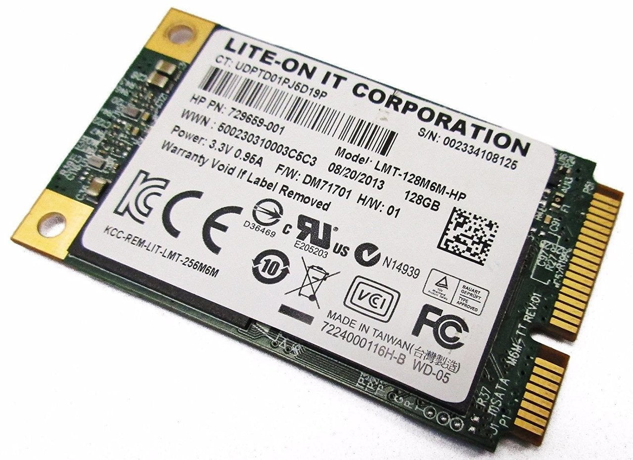 New Genuine HP 128GB Solid State Drive Hard Drive (SSD) 716748-001 ...