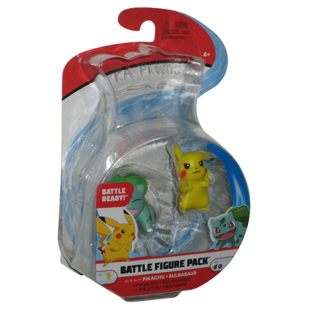 Pokemon Pikachu & Bulbasaur (2020) Tomy Battle Figure Set - Walmart.com