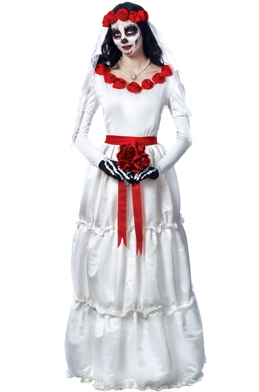 Day Of The Dead Bride Adult Costume - Walmart.com - Walmart.com