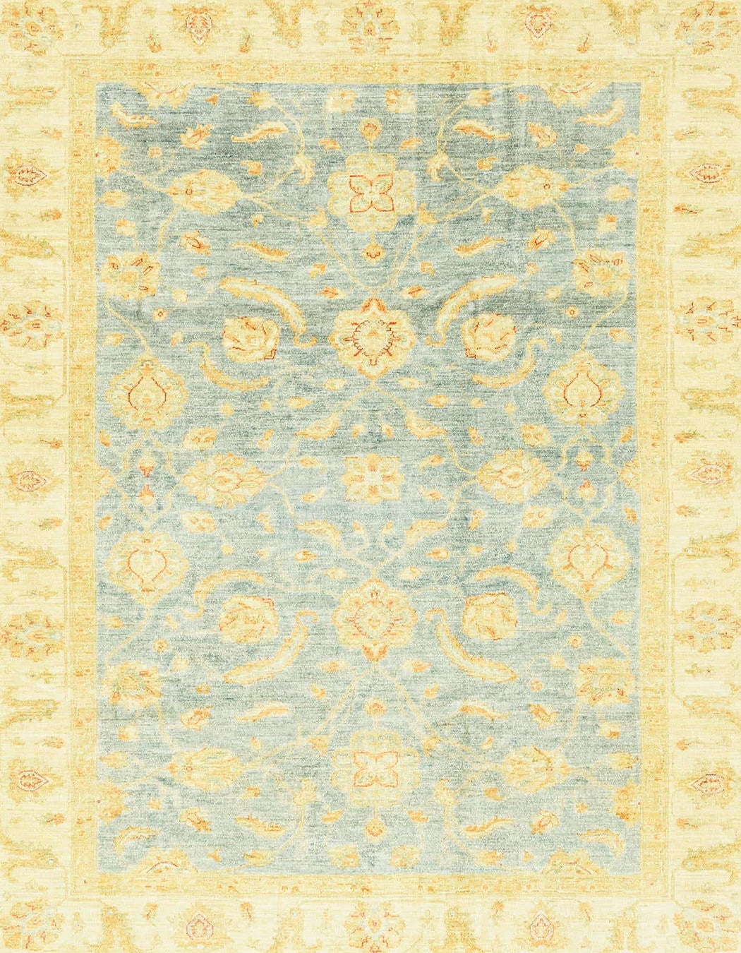 Ahgly Company Indoor Rectangle Abstract Sun Yellow Oriental Area Rugs ...