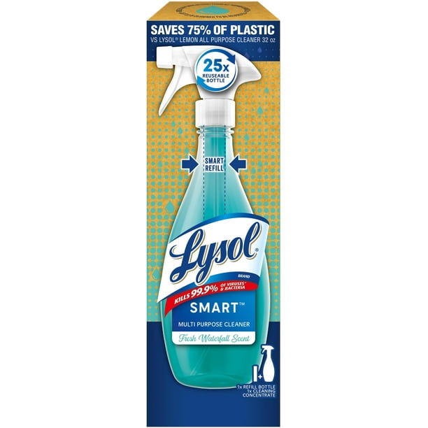 Lysol SMART Multi-Purpose Cleaner - 1+4 Fresh Waterfall EComm Starter ...