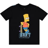 The Simpsons Boy's Bart T-Shirt and Shorts Bundle Clothing Set- Little ...