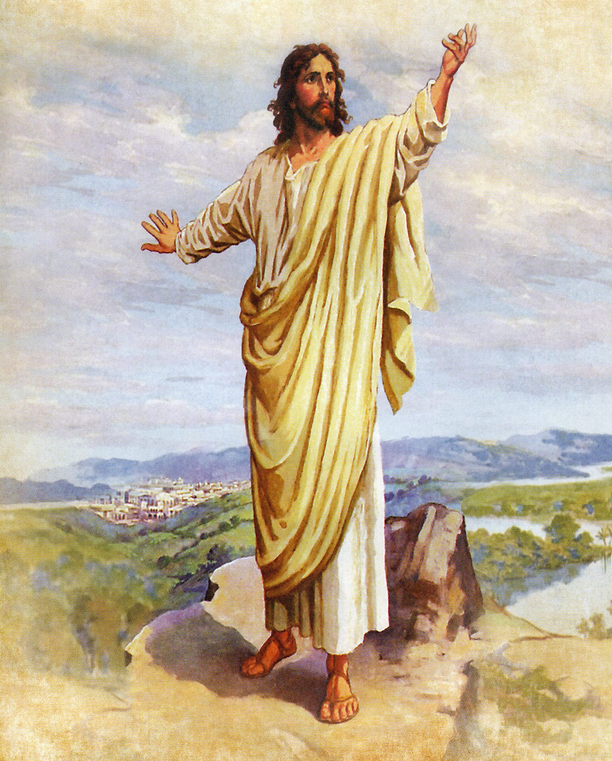 Catholic print picture - Jesus T - 8" x 10" ready to be framed ...