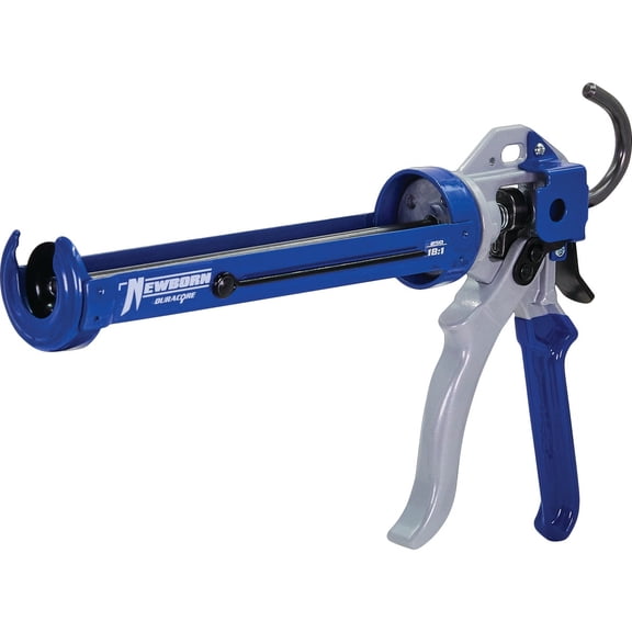 Newborn Brothers 10 Oz Smooth Rod Caulk Gun, 18:1 Thrust, Rotating ...