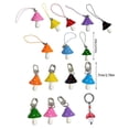 Whimsical Miniature Mushroom Keychain Colorful Sturdy Resin Materials ...