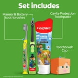 Colgate Kids Toothbrush Set with Toothpaste, Minecraft Gift Set, Mint ...