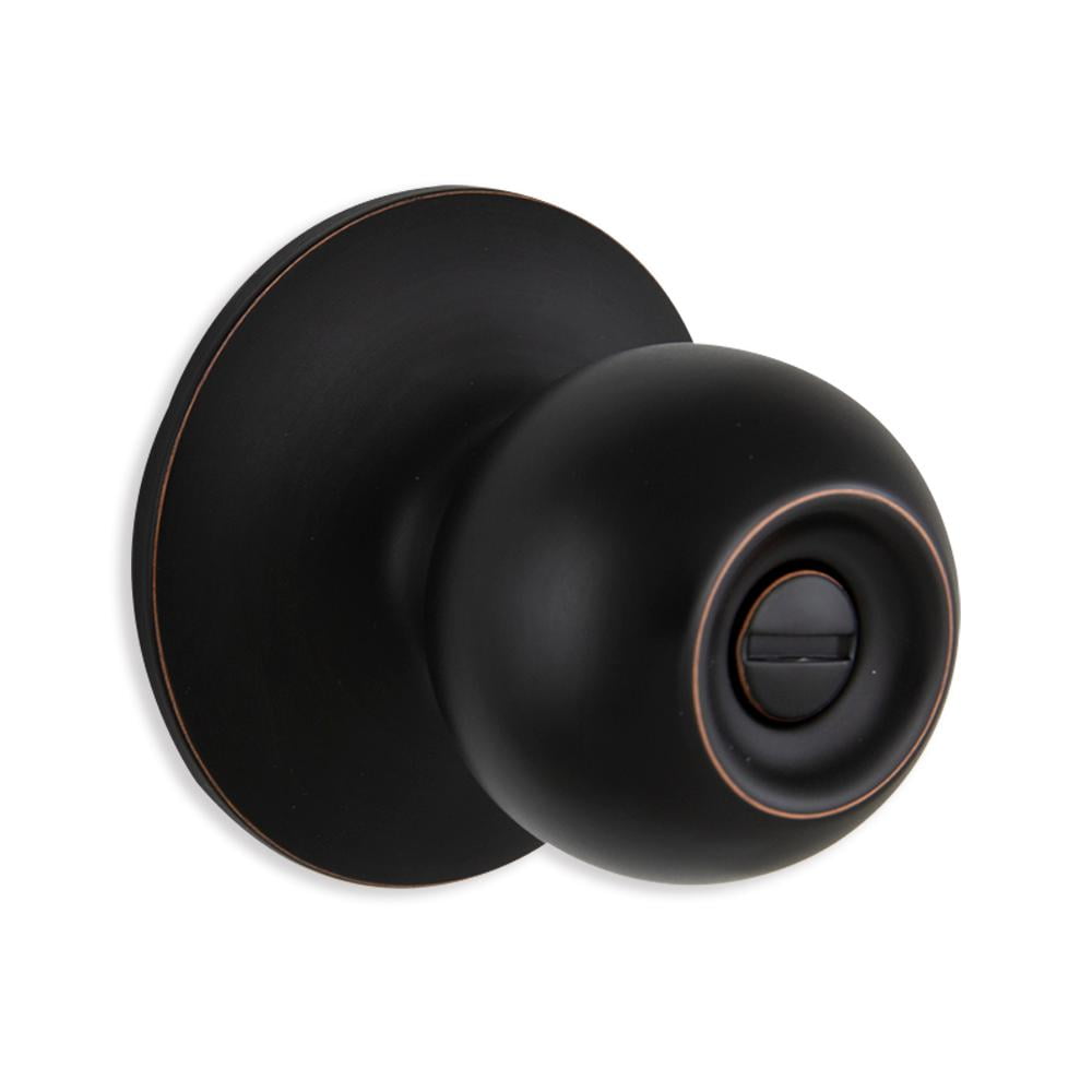 Saturn Aged Bronze Bed and Bath Door Knob - Walmart.com