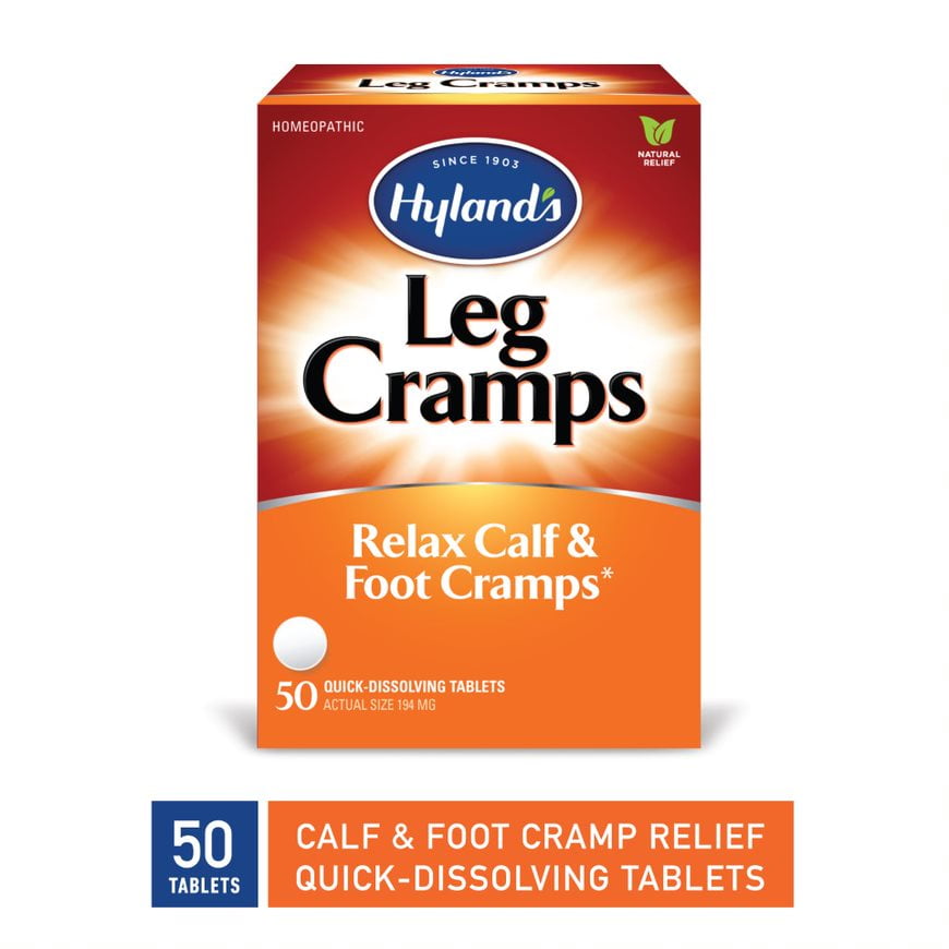 Hyland's Naturals Leg Cramp Tablets, Natural Relief of Calf, Leg and ...