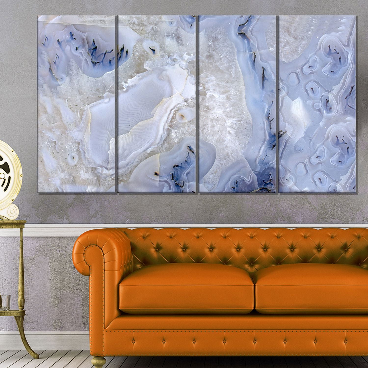 Click here for Designart Design Art Agate Stone Background Abstra... prices