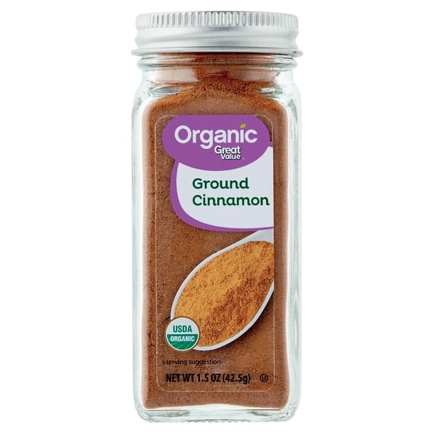Great Value Organic Ground Cinnamon, 1.5 oz - Walmart.com