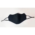 Reusable Fashion Cloth Face Mask with Adjustable Straps, Black ...