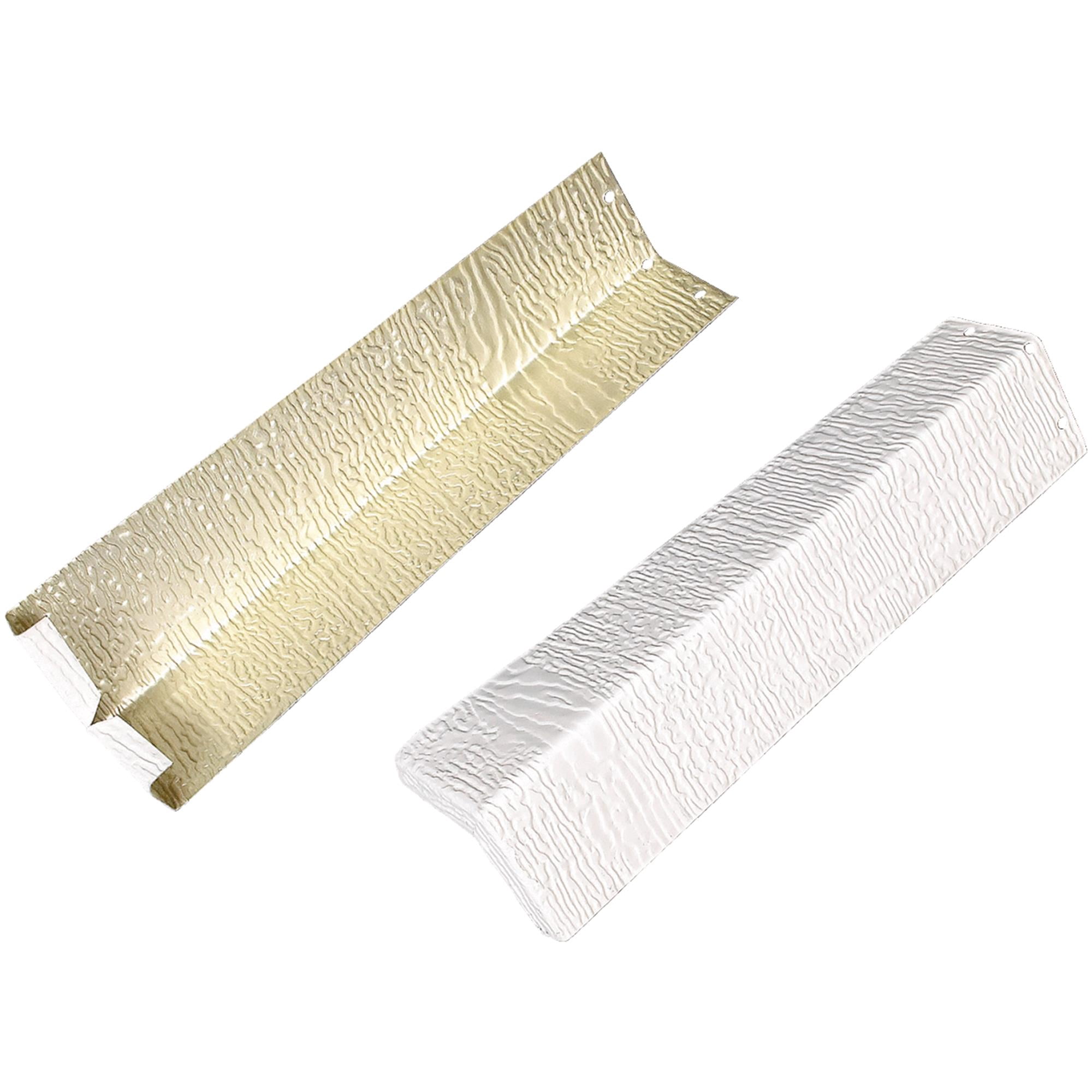 Amerimax 3/8 In. x 12 In. White Aluminum Embossed Siding Corner 61012 ...
