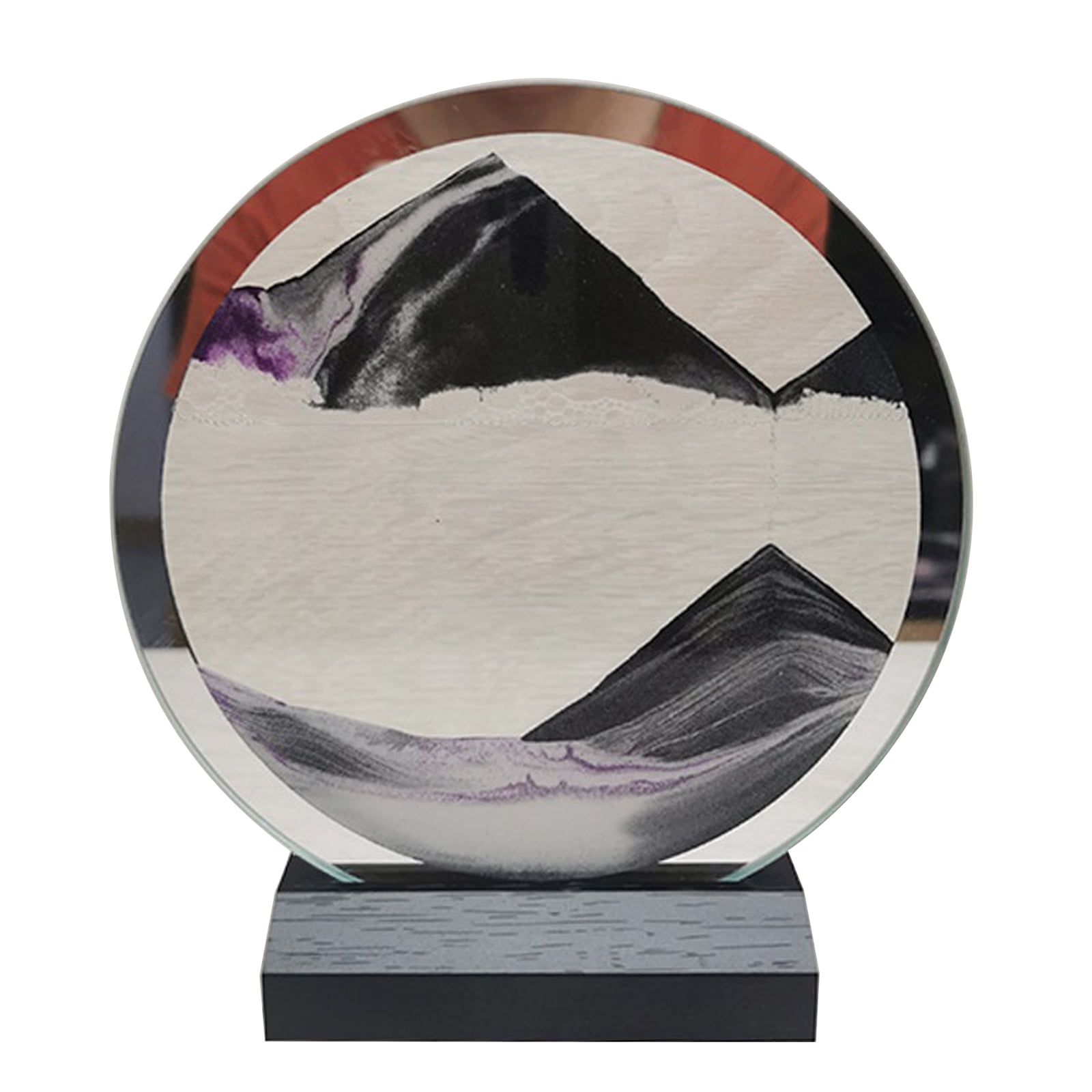 Dynamic 3D Sandscape Hourglass Motion Flowing Grit Moving Sand Frame ...