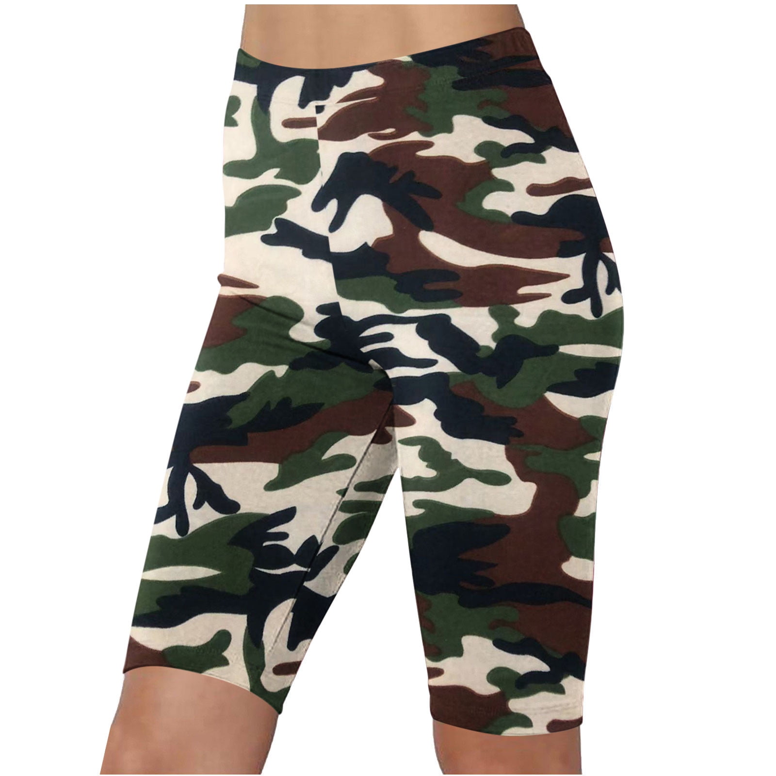 Mrat Womens Printing Elastic Loose Capris Pants Trousers Yoga Capris ...