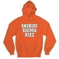 Skibidi Sigma Rizz Unisex Hoodie Funny Goat Gyatt Meme Zoomer Viral ...
