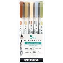 ZEBRA Pen Mildliner Double Ended Highlighter Set, Chisel and Bullet ...