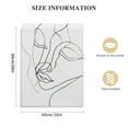 Acheng Abstract Line Woman Face Wall Art Minimalist Line Art Print ...
