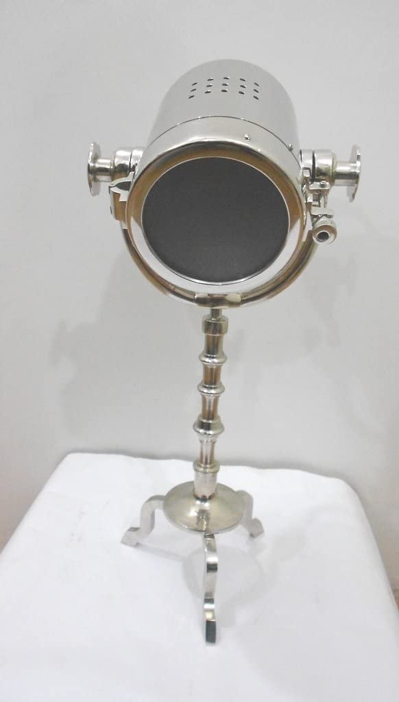 Retro Table Top Spotlight With Table Tripod Stand Table Lamp chrome ...