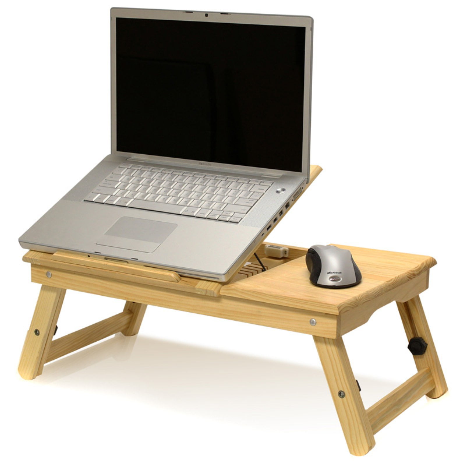 Furinno FNCL-33008 Pine Solid Wood Adjustable Ventilated Notebook ...