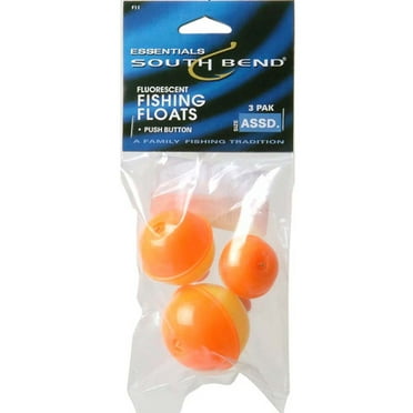 South Bend Red/White Push Button Float (2-1/2", 2 Pack) - Walmart.com