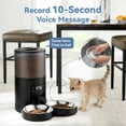 Automatic Cat Feeder for 2 Cats, 6L Timed Cat Food Dispenser with 2 ...
