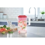 Rubbermaid Simply Pour Pitcher, Plastic Pitcher with Multifunction Lid ...